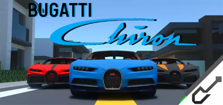 Мод Bugatti Chiron для Minecraft PE